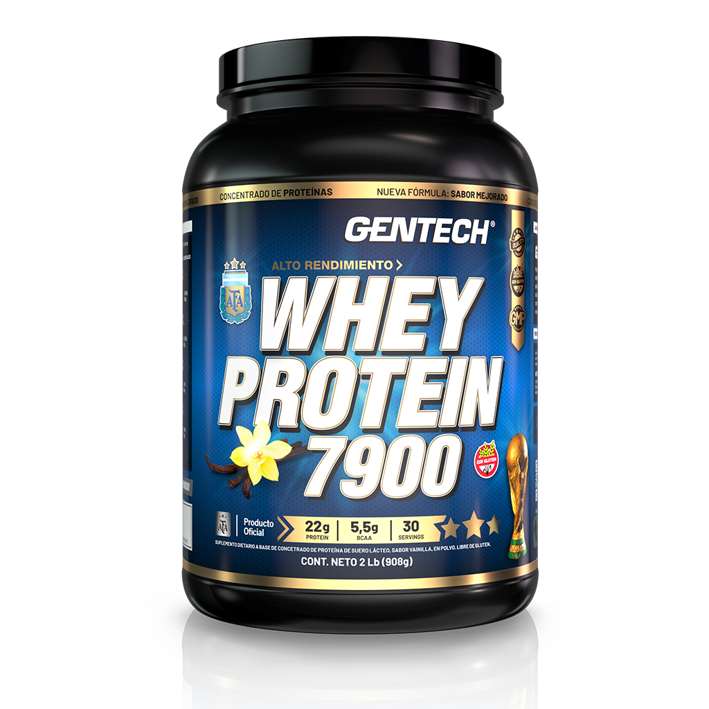 Whey protein 7900 Gentech AFA Proteína de suero con aminoácidos
